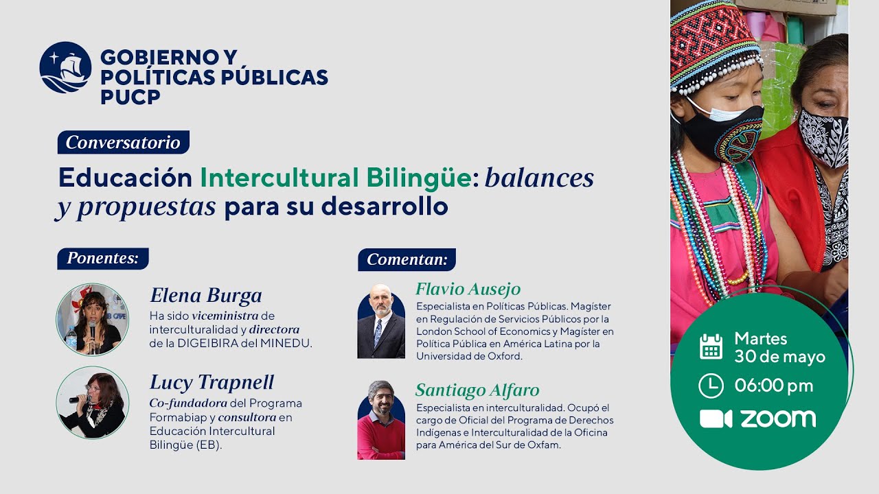 Conversatorio: Educación Intercultural Bilingüe - balances y propuestas ...