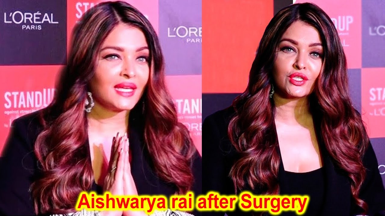 Aishwarya Rai Looks To Old after Face Surgery at Loreal Paris Fashion ...