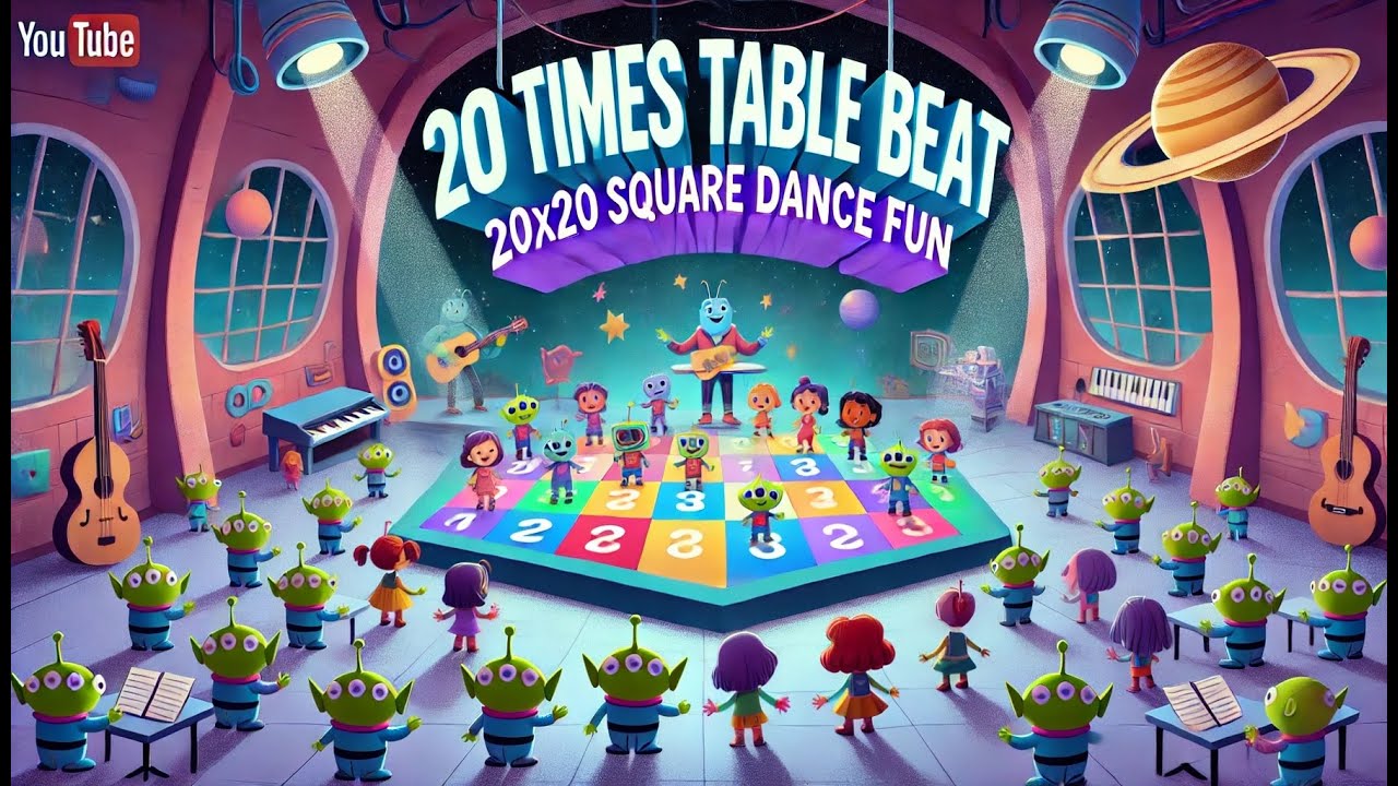 SchoolBus.Rocks - GEN Times Table Beat: 20x20 Square Dance Fun 4 ...