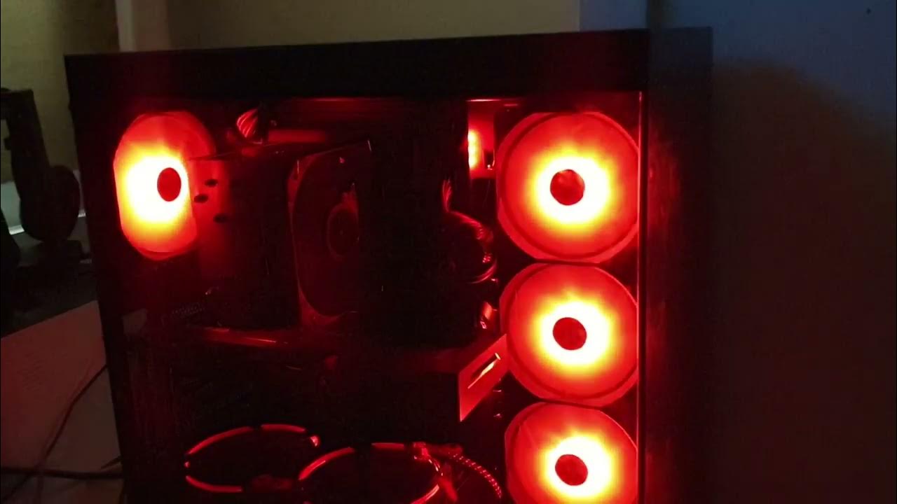 3RSYS K400 리버스 (블랙) 미들 타워 케이스 ARGB LED 영상 - YouTube