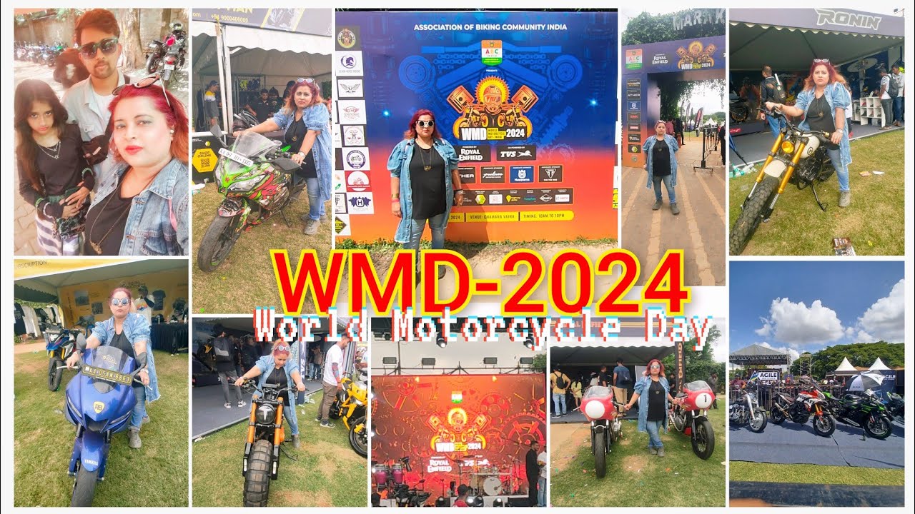 WMD 🏍️|world Motorcycle Day| Chamara vajra| Palace Grounds|Event|Bike ...