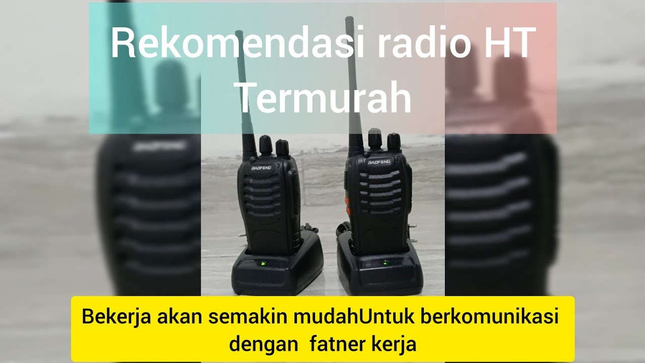 Recomendasi radio HT untuk pekerja proyek. cara ordernya klik link ...