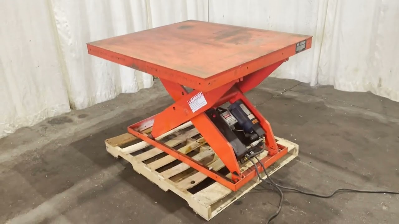 2000 LB PRESTO MODEL #XL36-20 HYDRAULIC SCISSOR LIFT: STOCK #75222 ...