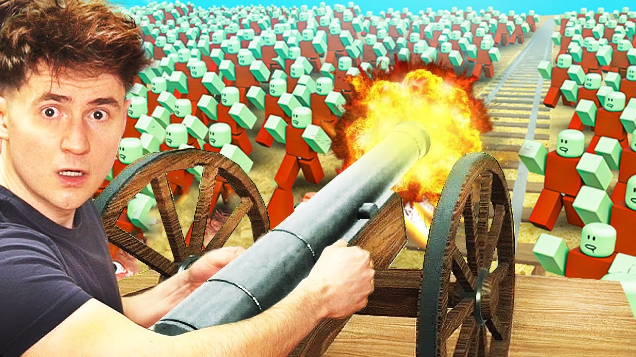 Testing the Military Cannon in Dead Rails! - YouTube