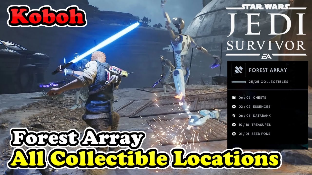 Forest Array All Collectible Locations Star Wars Jedi Survivor (Koboh ...