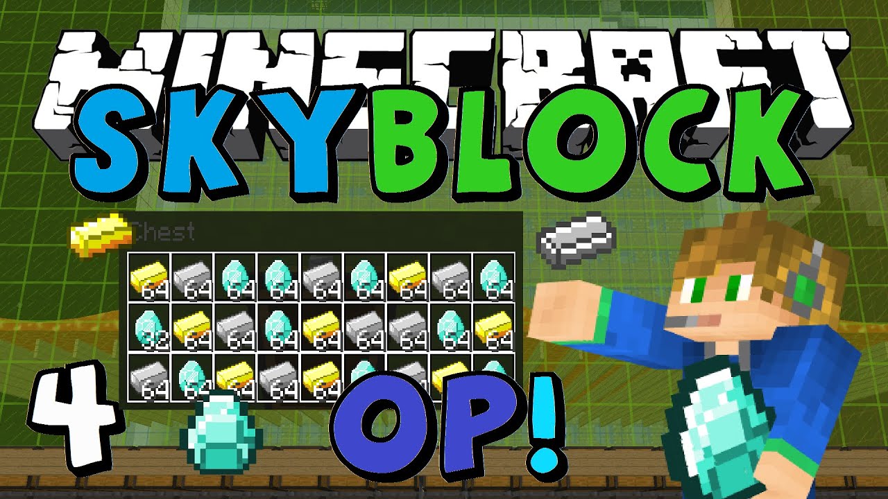 CRAZY RICH EXPLOIT!! | Minecraft SKYBLOCK #4 w/Riverrain123 - YouTube
