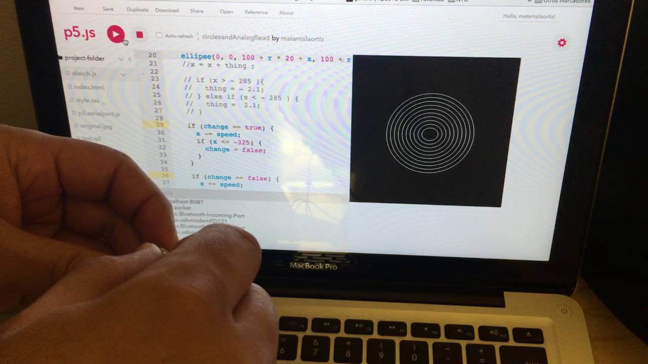 Serial Port Arduino And P5js Youtube 7573