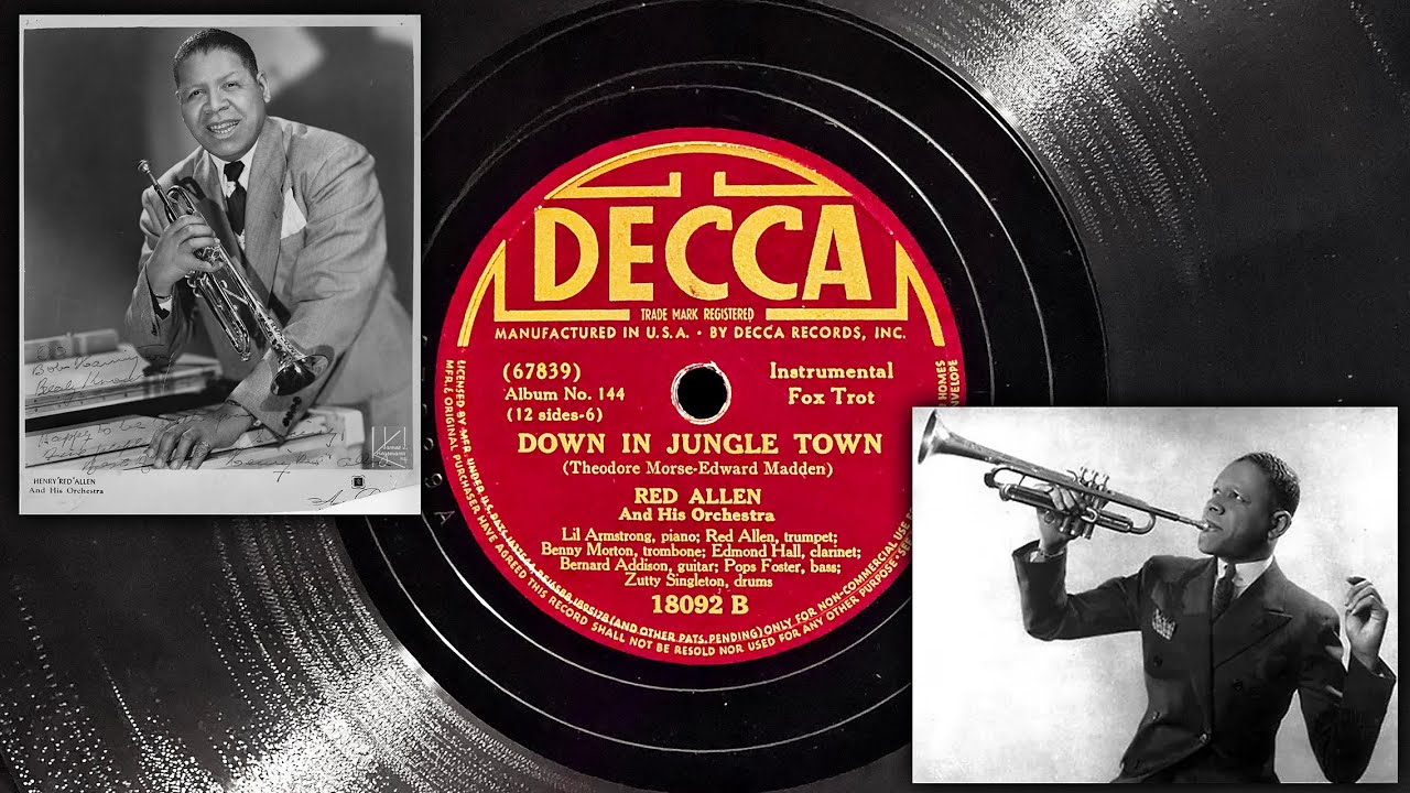 Red Allen and His Orchestra - Down In Jungle Town ~1940 - YouTube