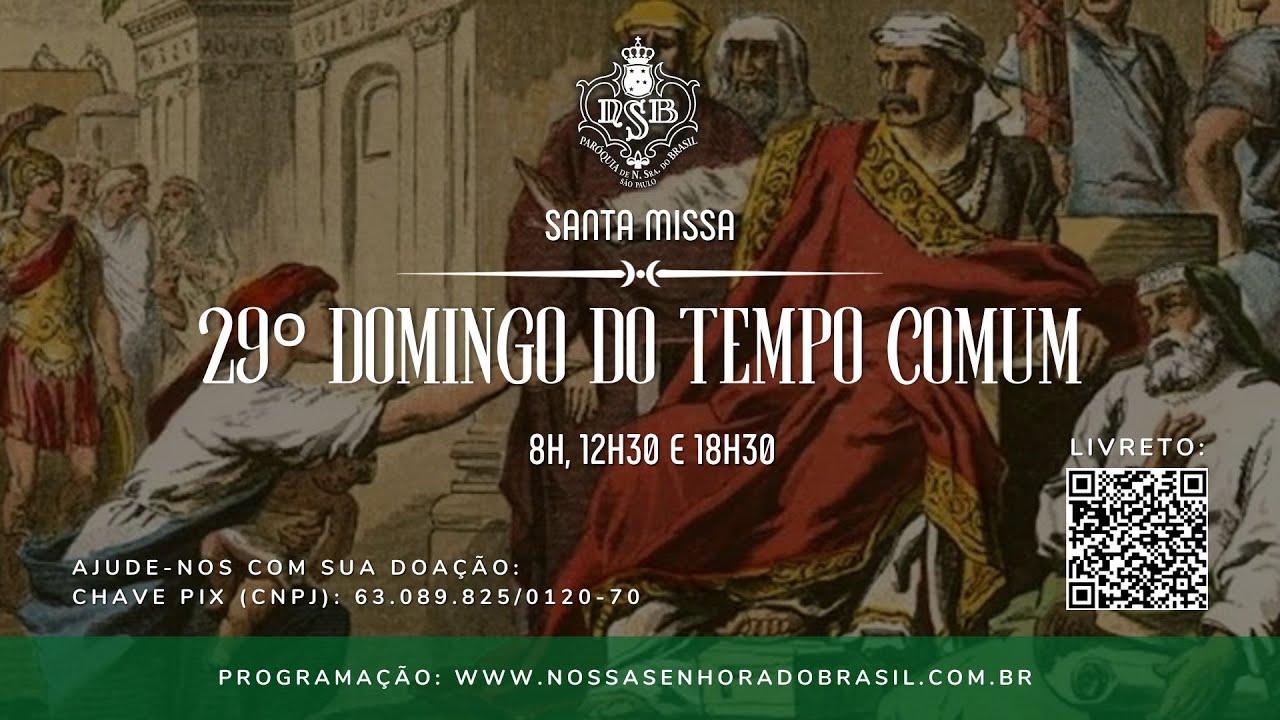 Missa ao vivo (Domingo 16/10/2022) às 8h online – Nossa Senhora do ...