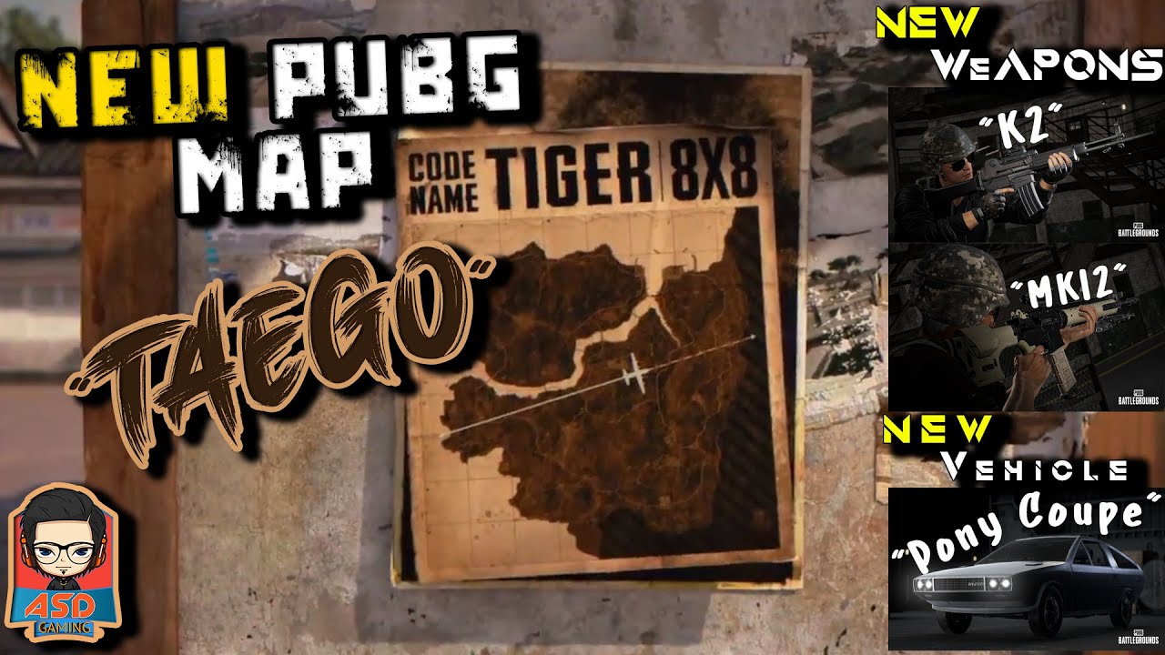 [🔴LIVE] PUBG PC NEW MAP " TAEGO " & "SELF REVIVIE "| NEW WEAPON & CAR 🔥 ...