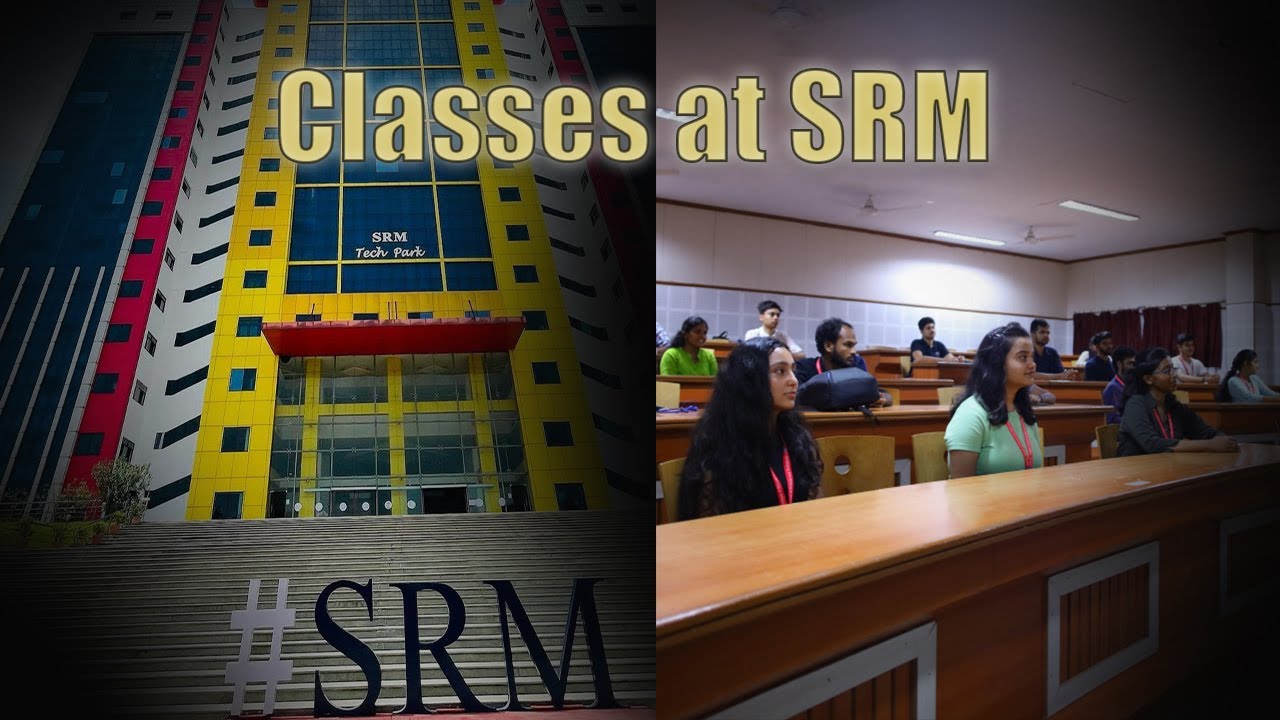 class at SRM | #vtvlogs - YouTube