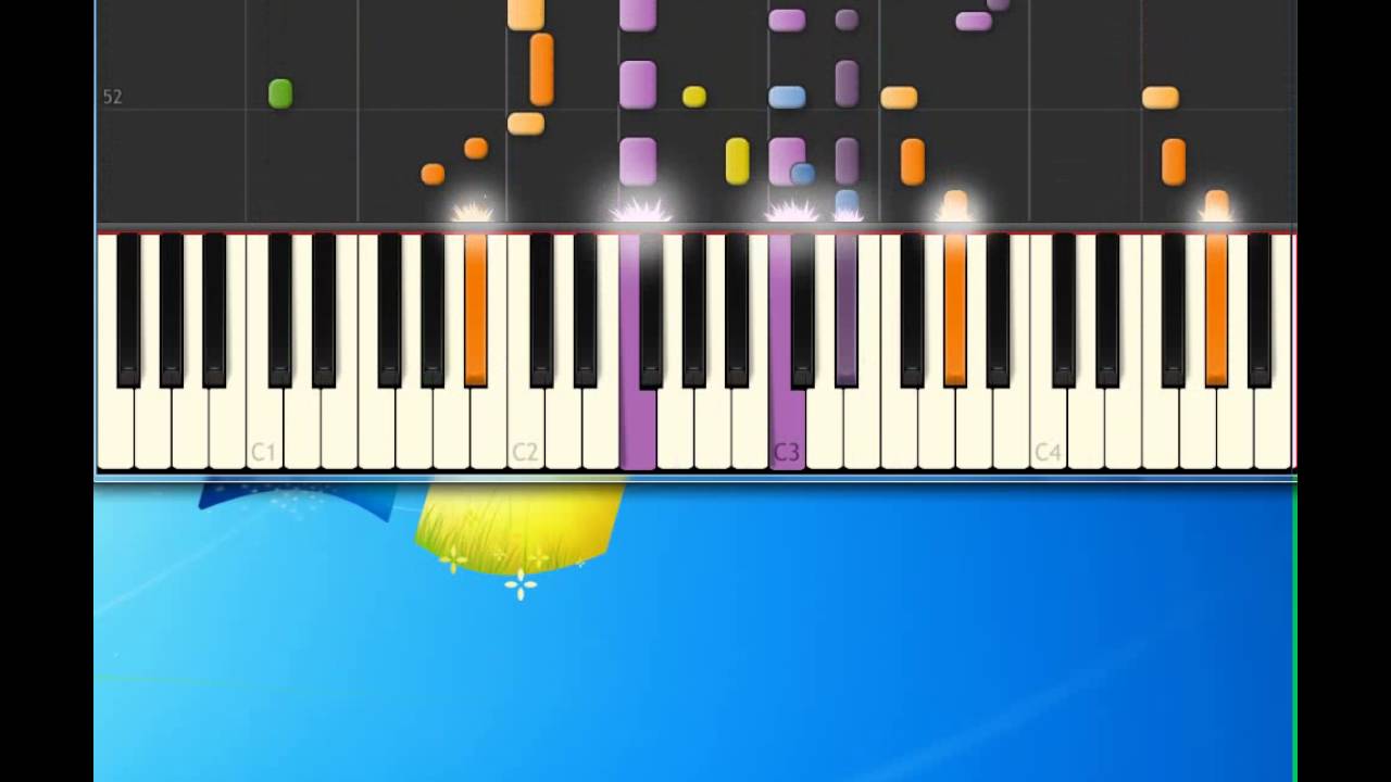 Dean Martin Blue Moon [Piano tutorial by Synthesia] - YouTube