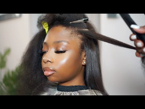Natural Hair to Silk Perfection | Real-Time Silk Press