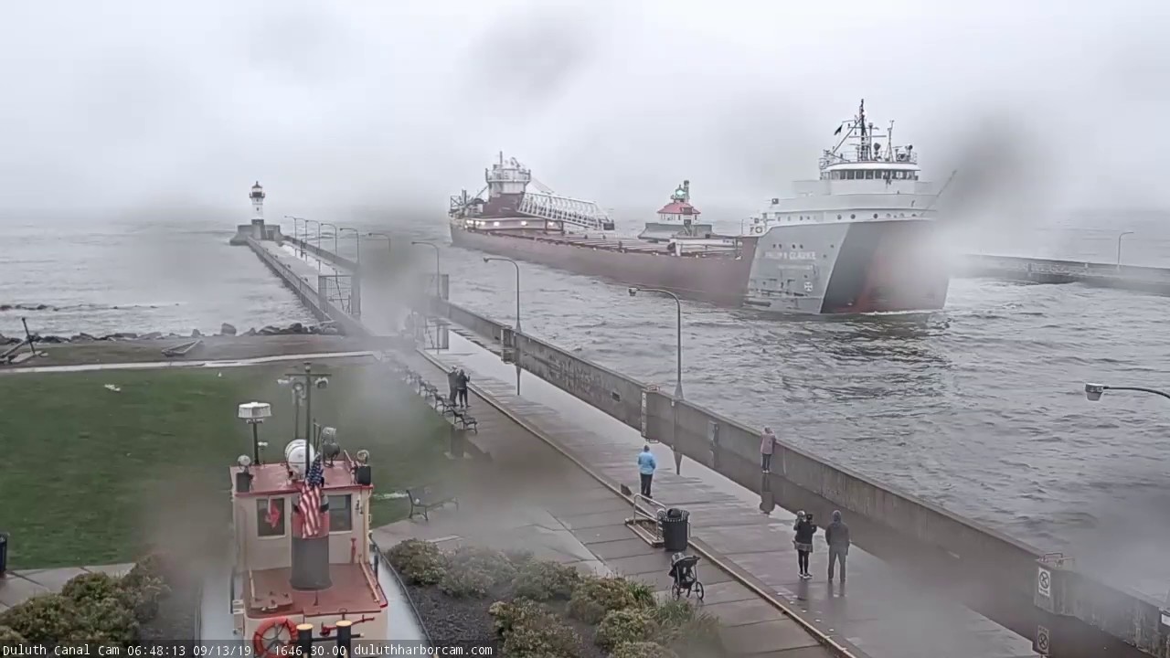 Philip R Clarke arrived Duluth 09/13/2019 - YouTube