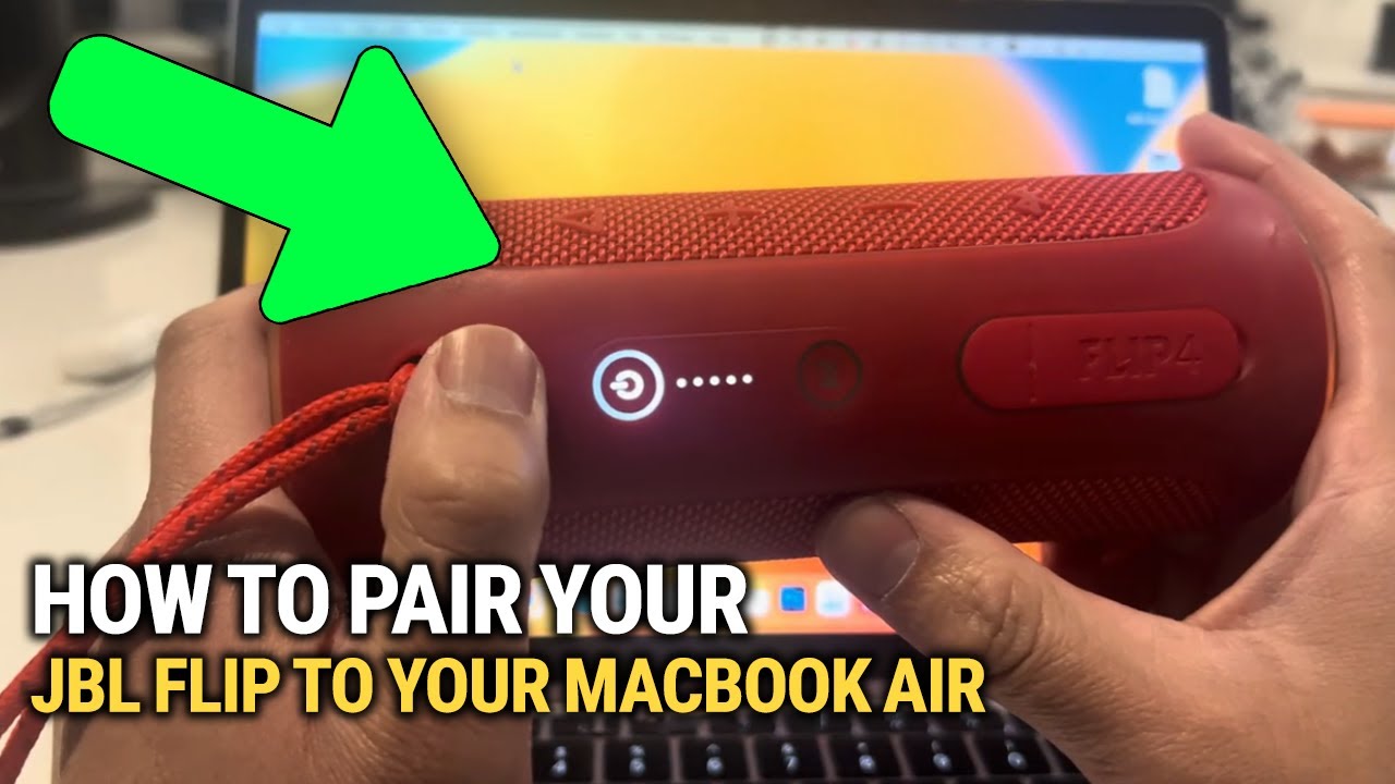 How To Pair Your JBL Flip To Your MacBook Air: EASY Guide! - YouTube