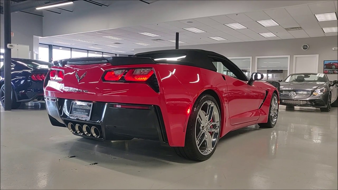 2016 Chevrolet Corvette C7 7 Speed Manual Startup and Walk Around - YouTube