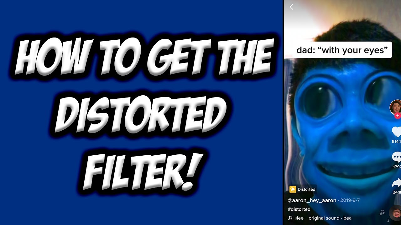 How To Get The ‘Distorted’ TikTok Filters EASY! 🎥| TikTok Tutorials ...