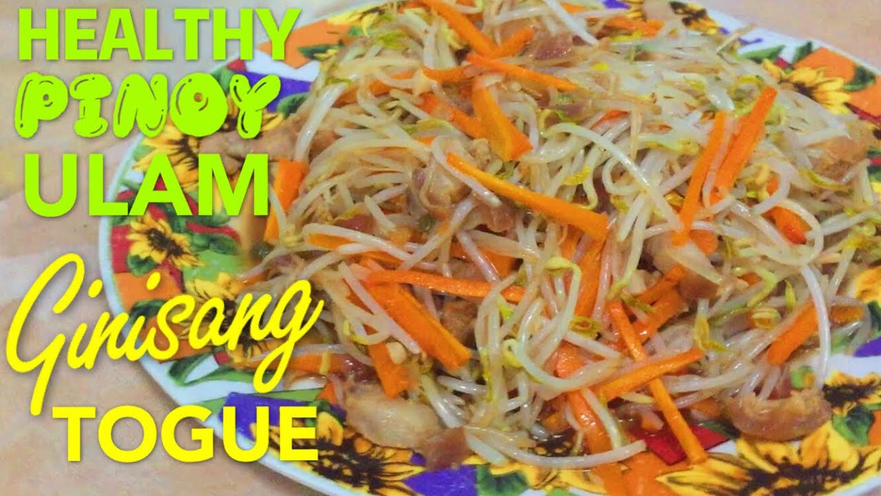 Sarap GINISANG TOGUE (TOGI) | Stir Fried Bean Sprouts Stew | Vegetable ...