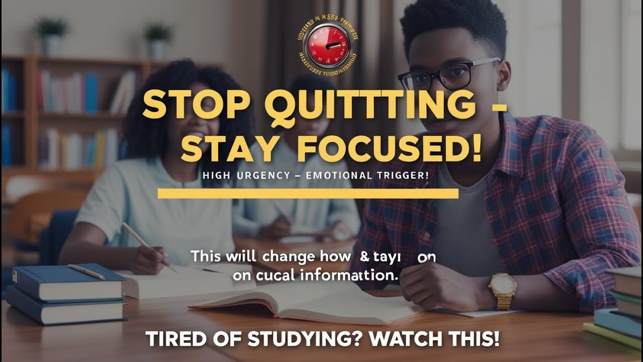Watch This Before You Quit Studying – The Ultimate Study Motivation ...
