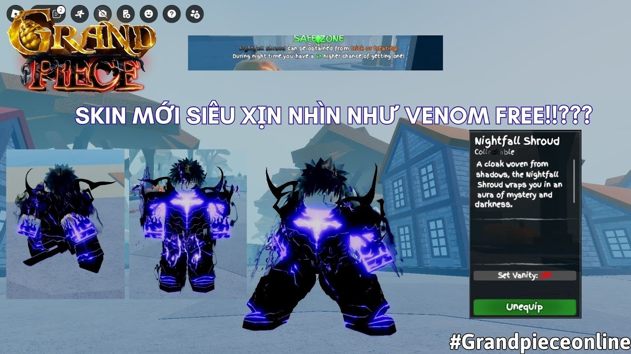 [GPO] Cách để lấy bộ skin NIGHTFALL SHROUD siêu ngầu lòi trong tựa game ...