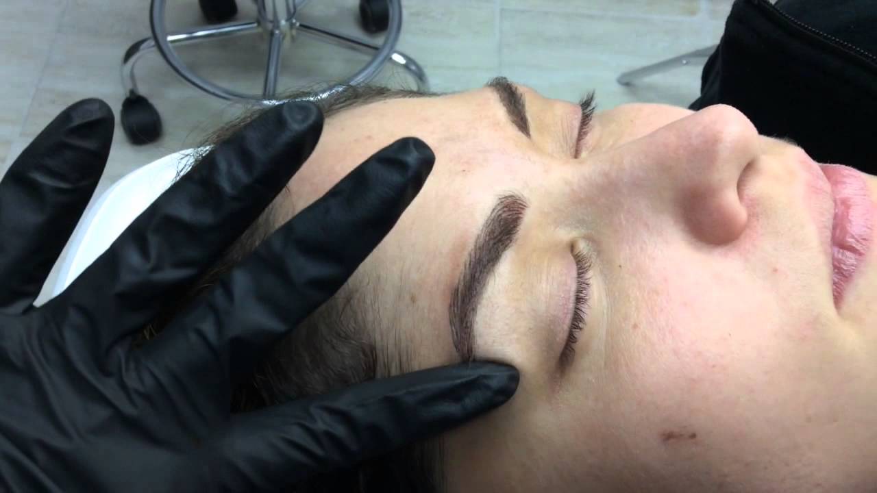 Microblading Colour correction - YouTube