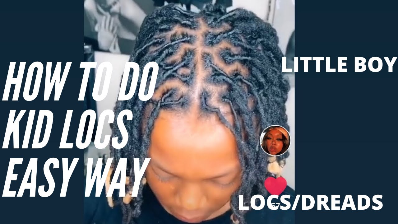 How To : do kid locs/dreads on little boys hair - YouTube