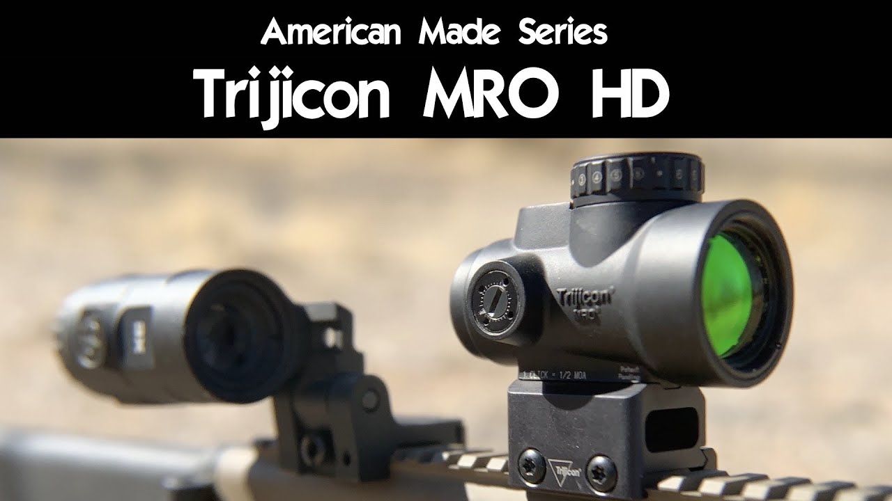 Trijicon MRO HD - American Made Series - YouTube