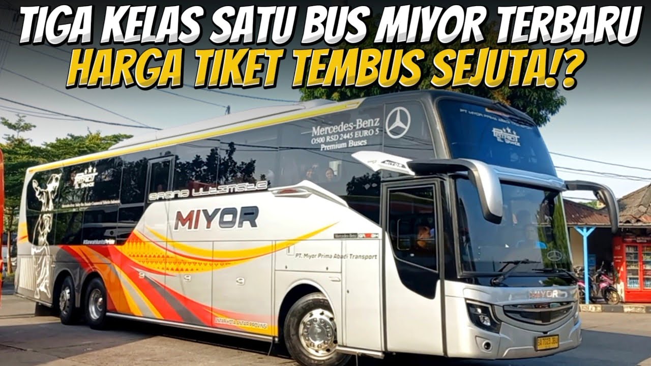 JADI BUS TERMEWAH DI SUMATRA BARAT, MIYOR TRONTON DENGAN KELAS BARU‼️ ...