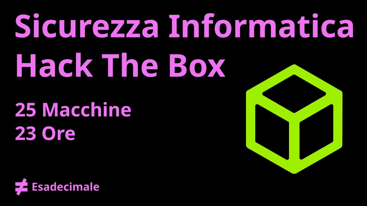 Impara la Sicurezza Informatica con Hack The Box - YouTube