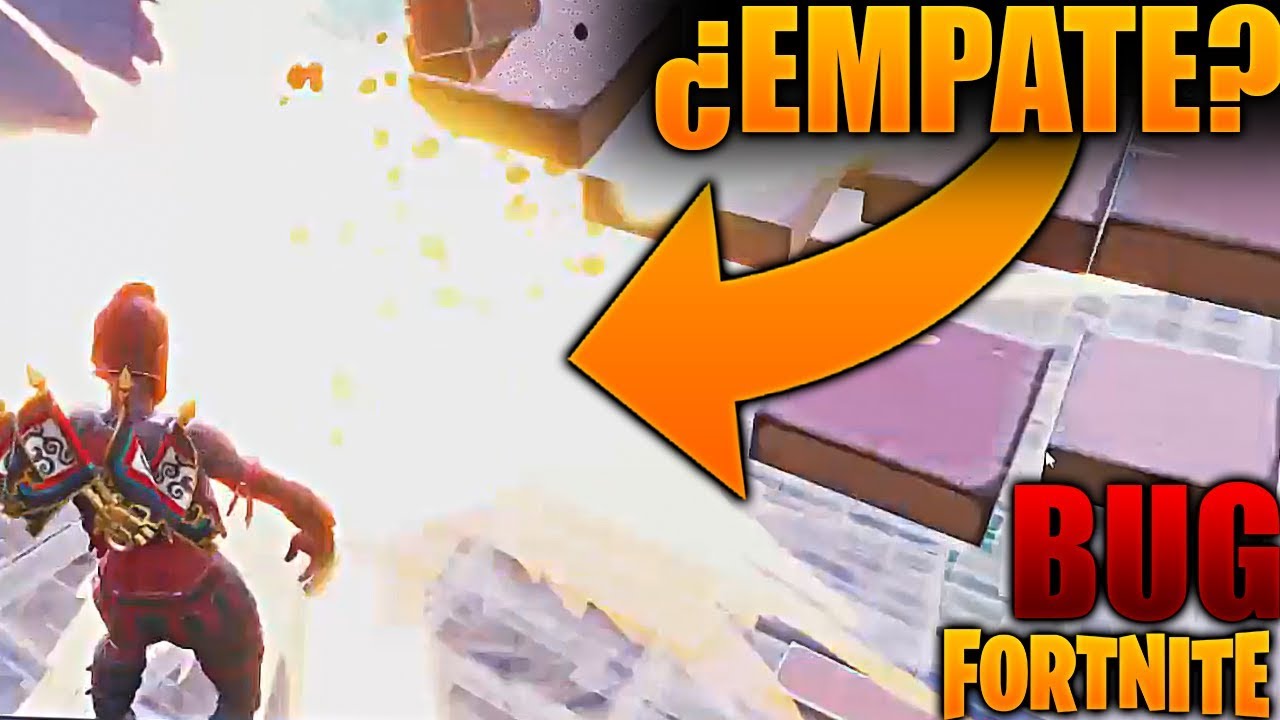 ¿ QUE OCURRE SI EMPATAS EN FORTNITE ? EL MAYOR BUG DE FORTNITE: BATTLE ...