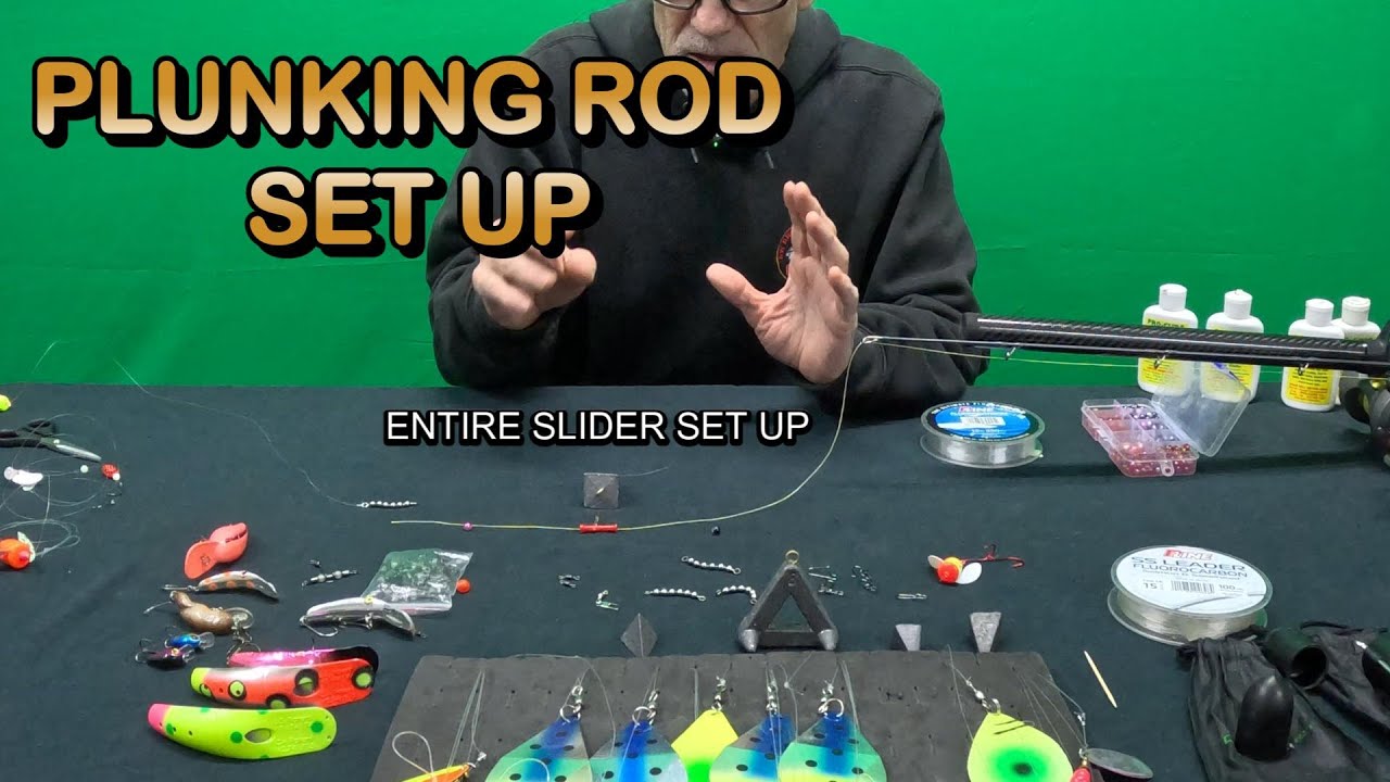 Plunking Rod Set Up! Entire Up! Use Spin n Glow Bait Or Plugs #fishing ...