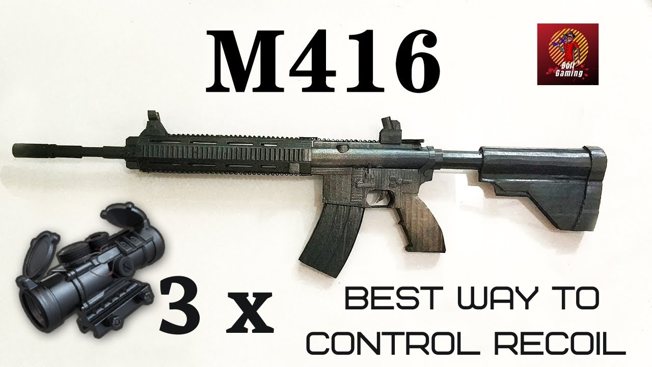 How to Master M416 with 3X Scope || Best Way || By Bolt Gaming - YouTube