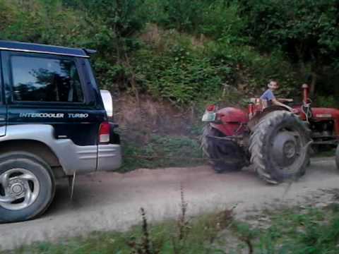 Dzip Hyundai Galoper protiv traktora Fergusona 539 - YouTube