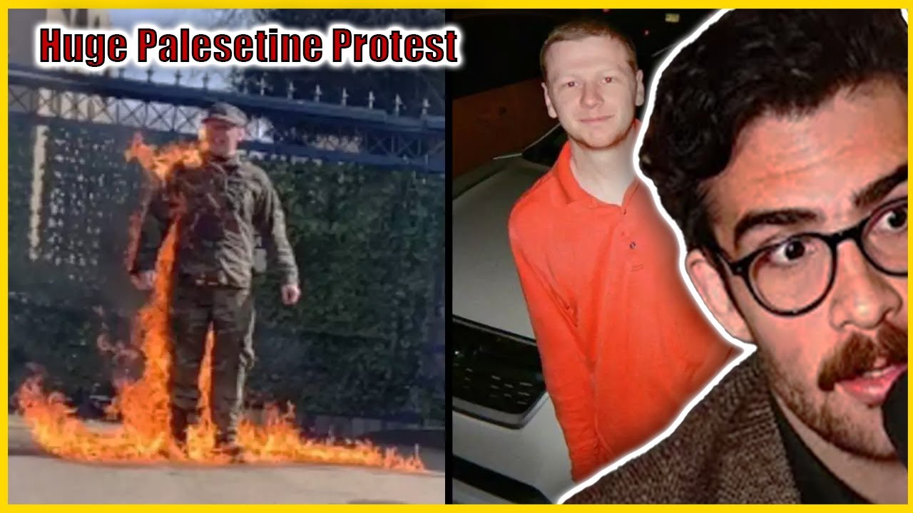 Aaron Bushnell Sets Himself On Fire In Free Palestine Protest: HasanAbi ...