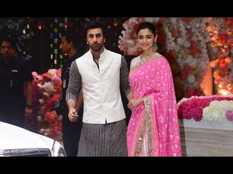 Alia Bhatt And Ranbir Kapoor Together At Akash Ambani- Sholka Mehta's Engagement Reception