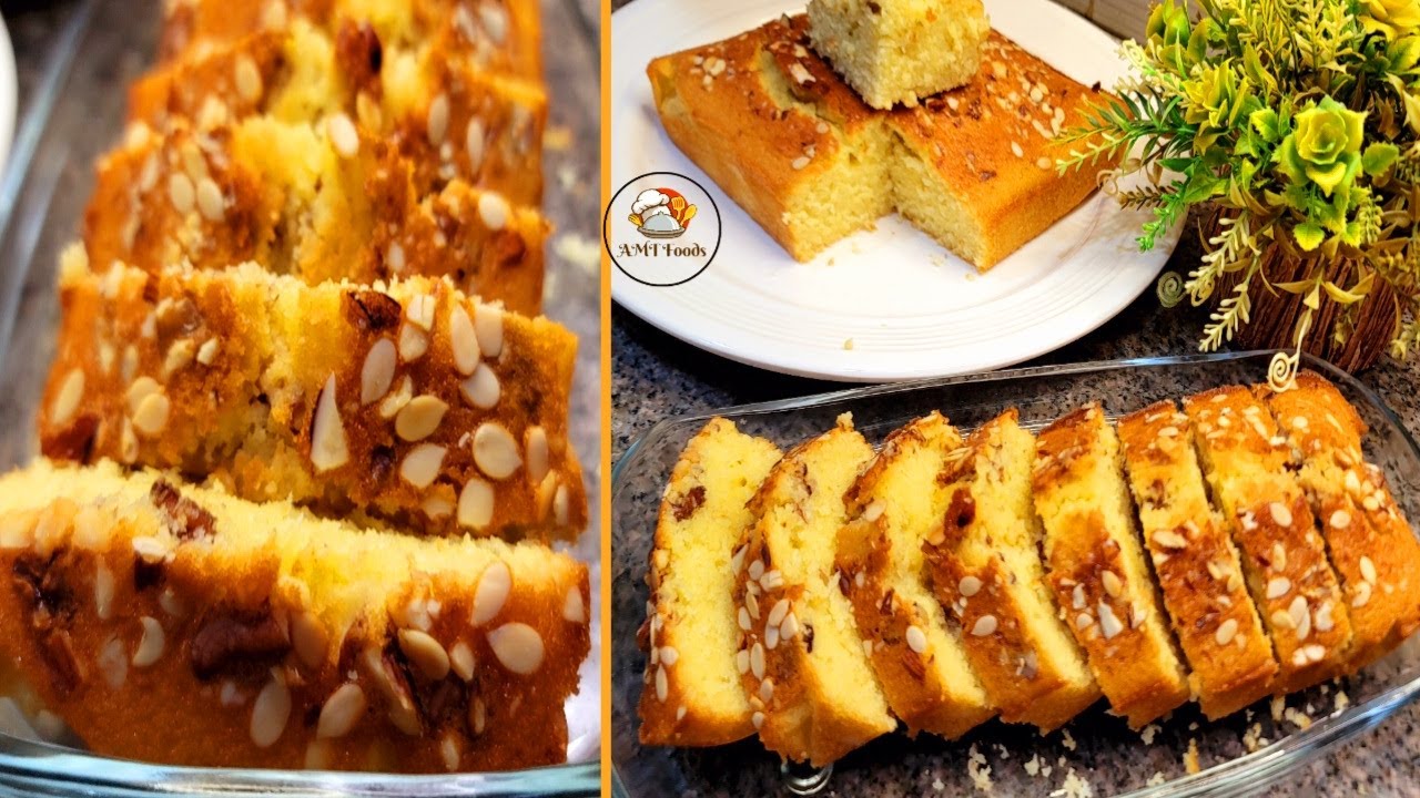 Soft & Spongy Best Ever Vanilla Tea Cake Recipe | Better then Bakery ...