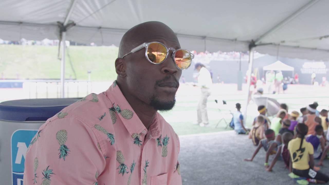 Chad Johnson Is Learning Track While Watching His Daughter Race - YouTube