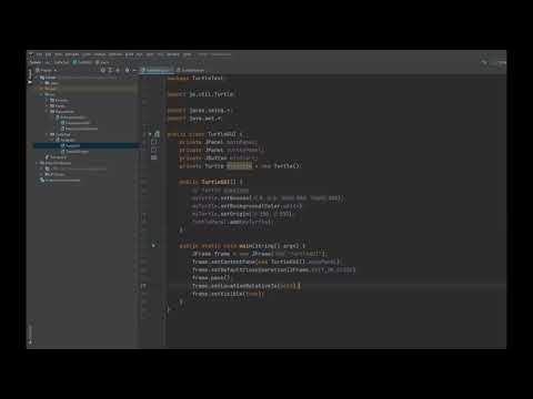 intellij - Verwendung einer Java-Turtle - YouTube