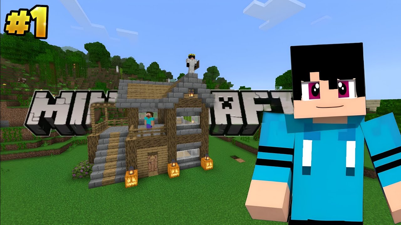 MINECRAFT PE🔥 Survival Series Ep1 in Hindi 1.21 | MADE op Survival Base ...