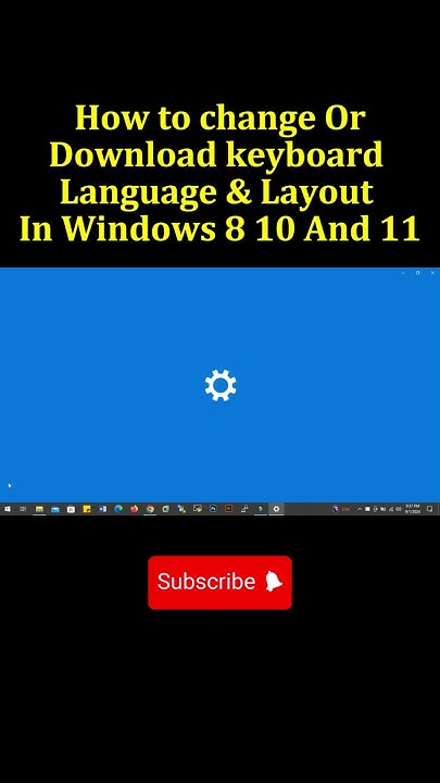 How to Change Keyboard Layout And Input Language In Windows 10 & 11 ...
