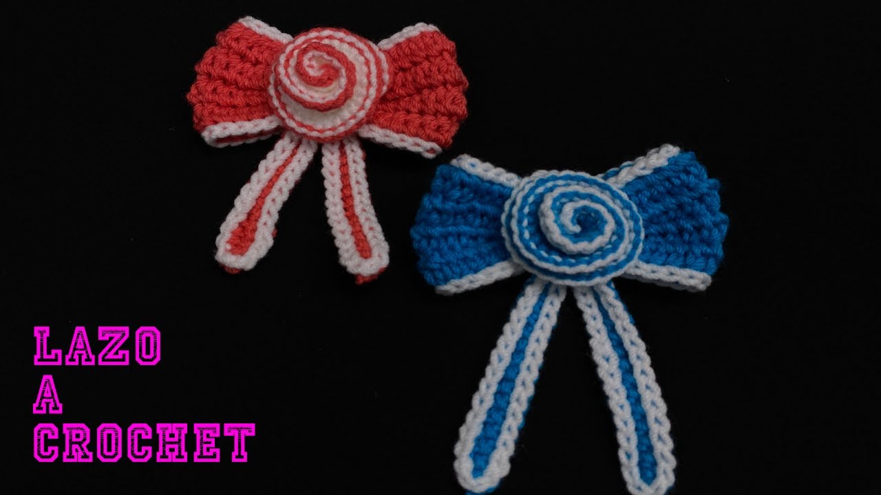 PASO A PASO PARA TEJER LAZO A CROCHET - YouTube