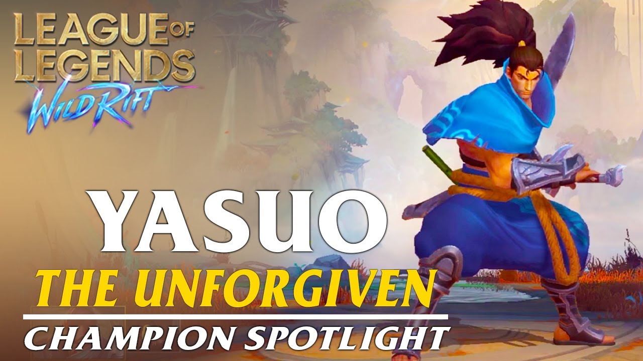 Yasuo: Champion Spotlight | Ability Preview - WILD RIFT - YouTube