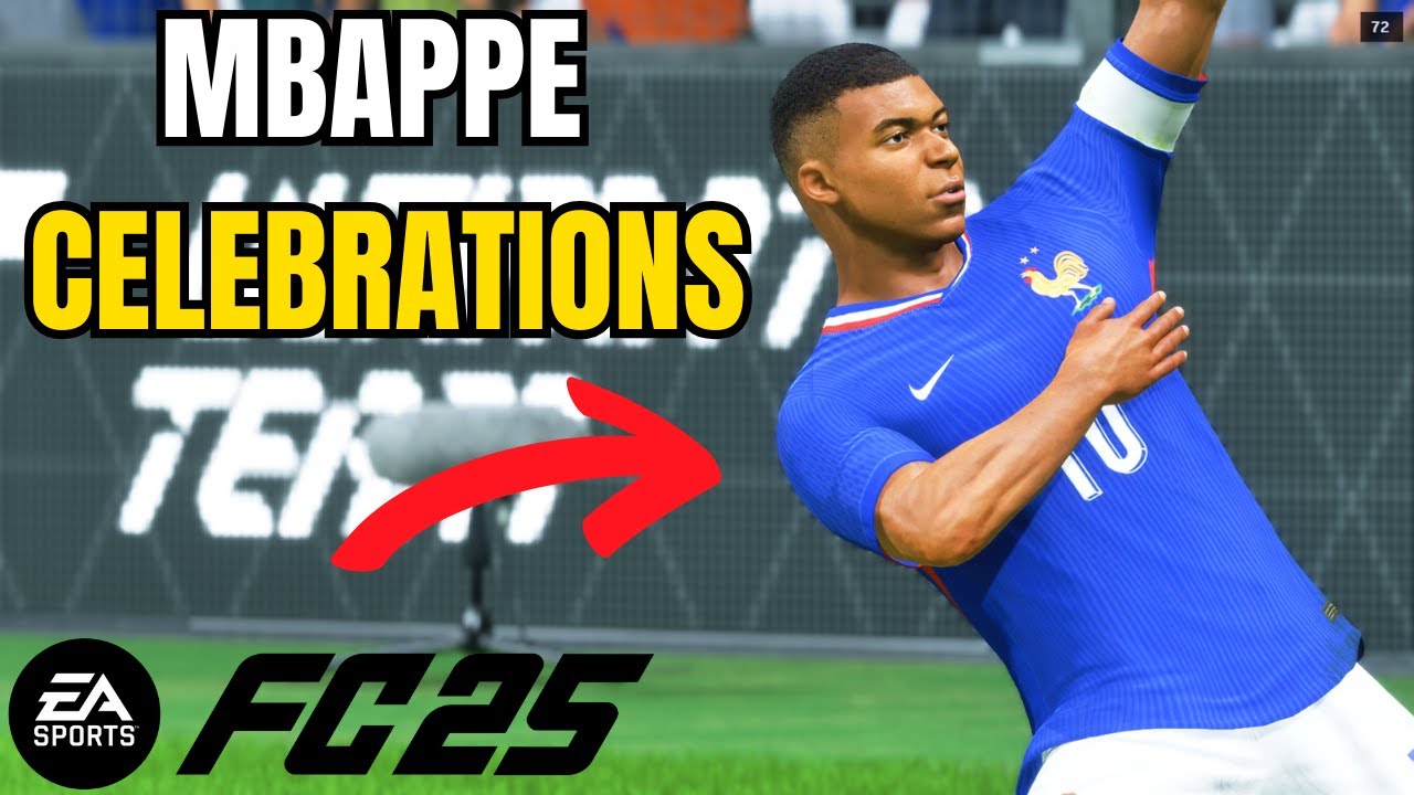 How to do Mbappe Celebration in FC 25 - YouTube