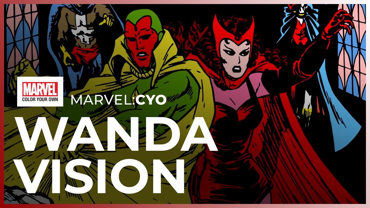 Wanda + Vision | Marvel: Color Your Own - YouTube
