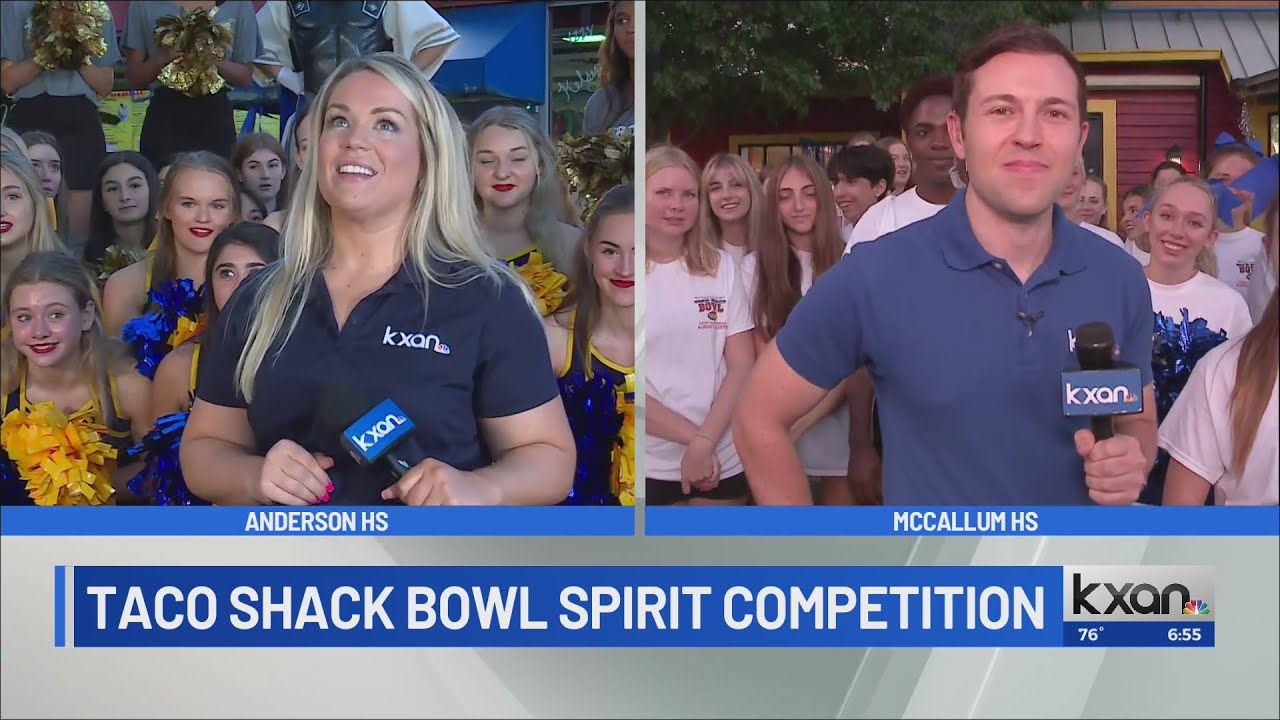 McCallum Knights win 2022 Taco Shack Bowl spirit competition - YouTube