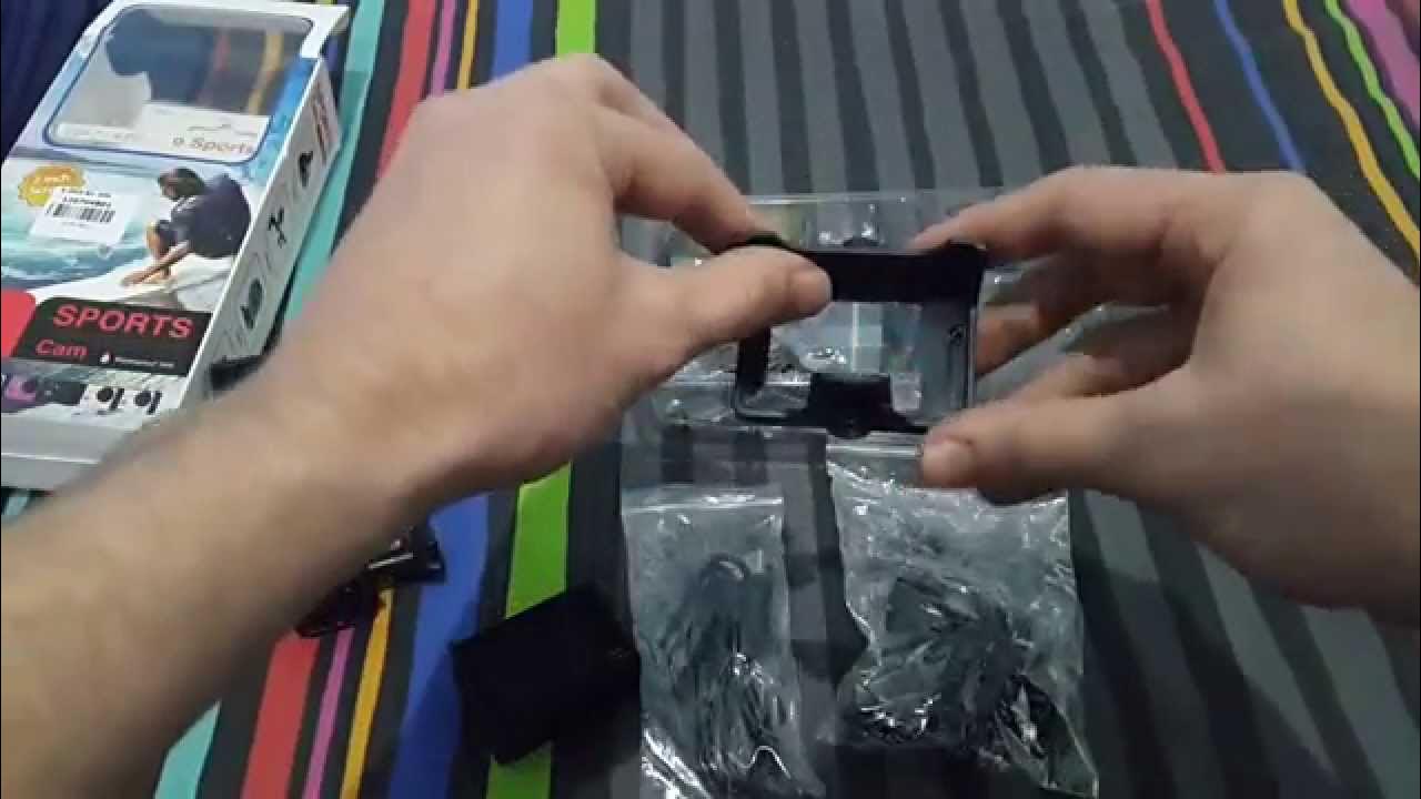 Unboxing of the A9 HD action camera - YouTube