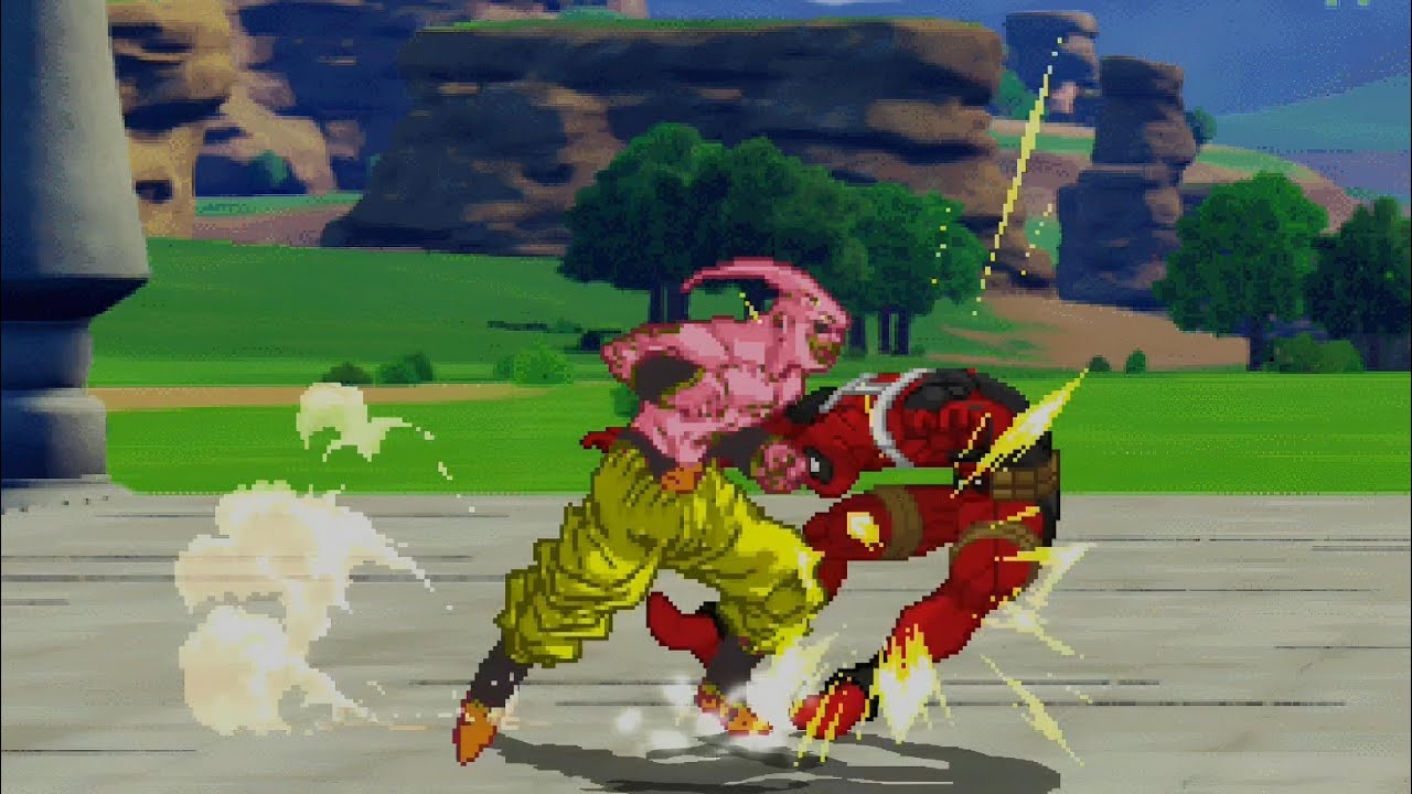 DEADPOOL VS SUPER BUU - MUGEN FIGHT! - YouTube