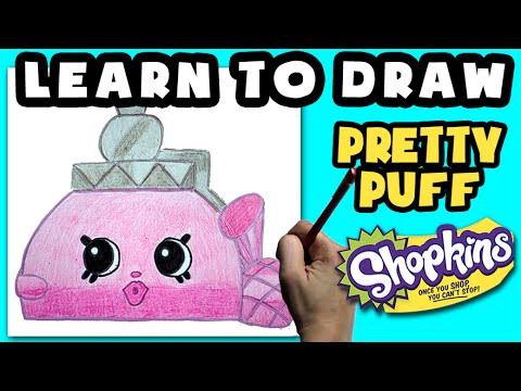 ★How To Draw Shopkins: Pretty Puff★ Learn How To Draw Shopkins, Drawing ...