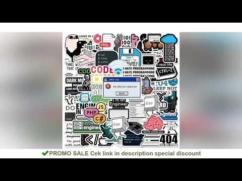 50PCS Cool Engineer Programming Network Coding Hacker MEME Stickers ...