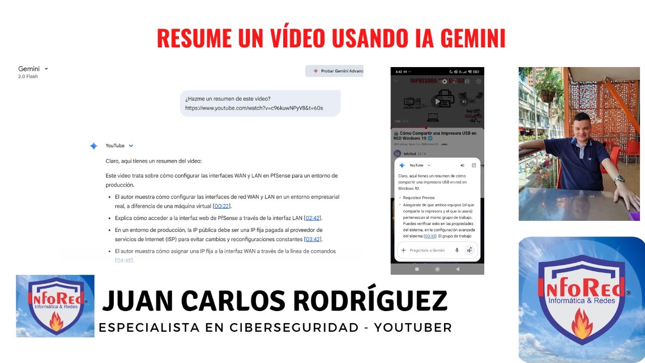 📹 Cómo Convertir un Vídeo de YouTube a Texto con IA Usando Gemini Desde el PC y Desde el Celular ...